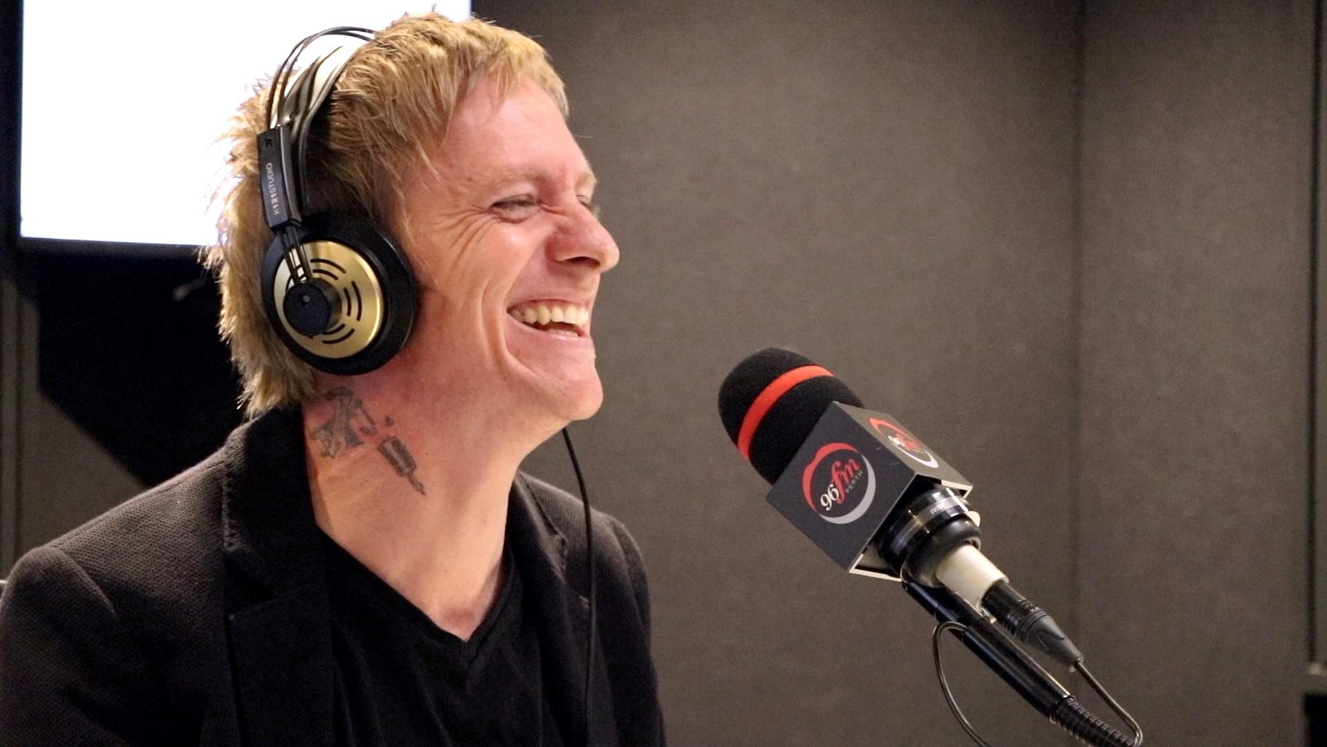 Jon Pinder is still getting used to our customs in Perth...