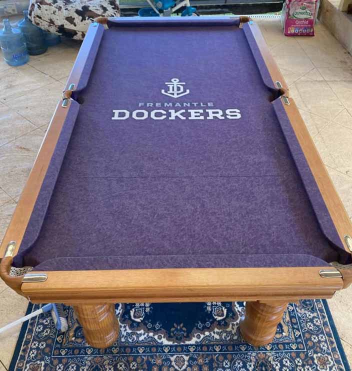 Dockers Fans Froth Over This Custom Pool Table That’s Popped Up For ...