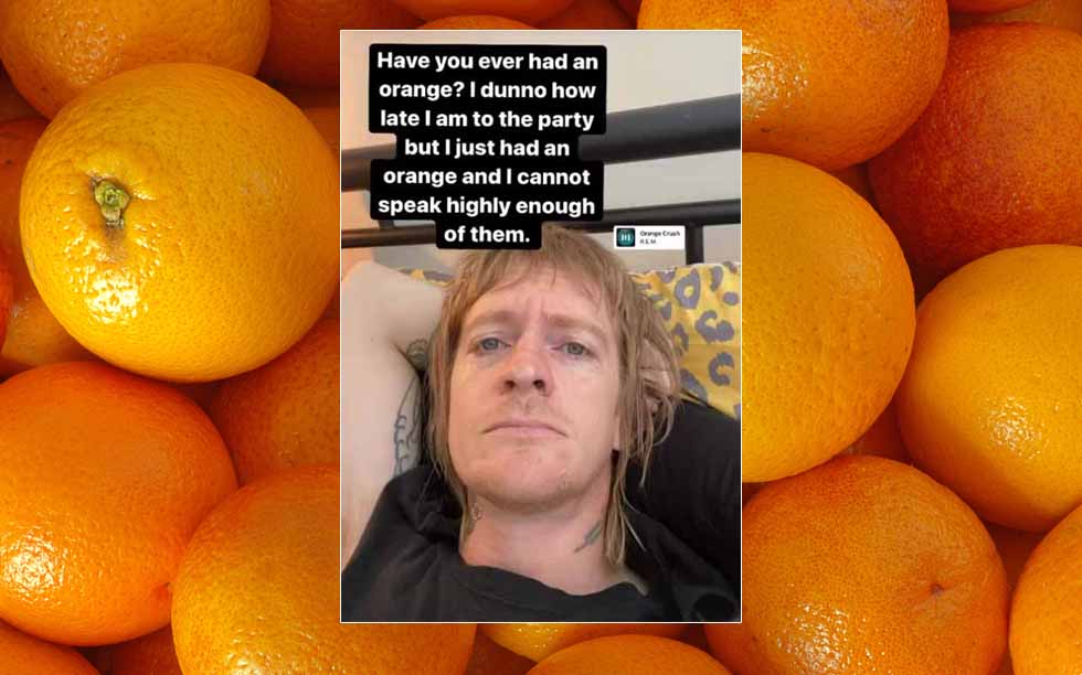 This Week, Jon Pinder Ate An Orange... The First One In His Life. WTF.