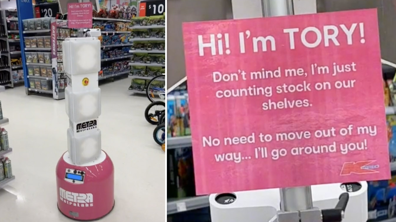 Kmart To Launch New Robot Workers Named 'Tory'