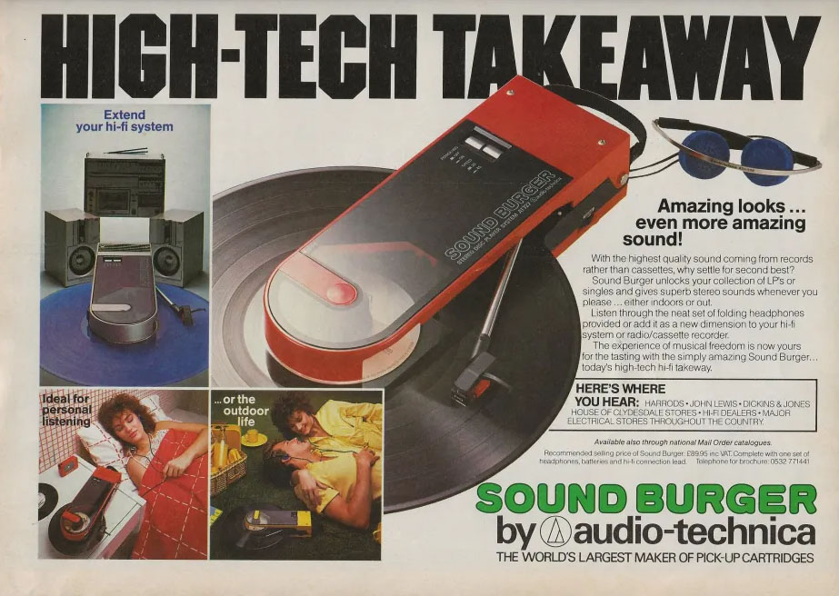 Step Aside Walkman, The Sound Burger Has Been Resurrected!