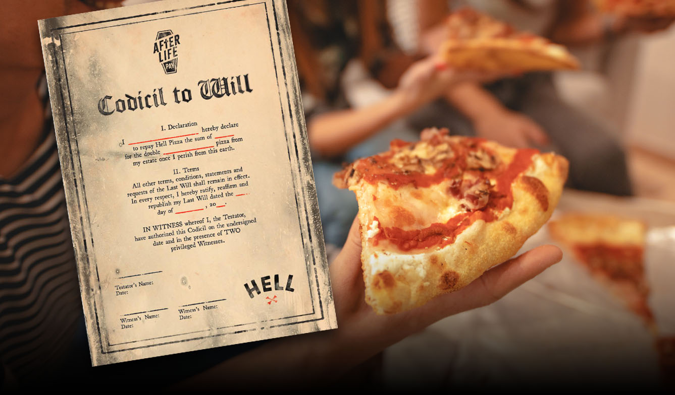 NZ Pizza Company To Let Customers Buy Now & Pay After Death