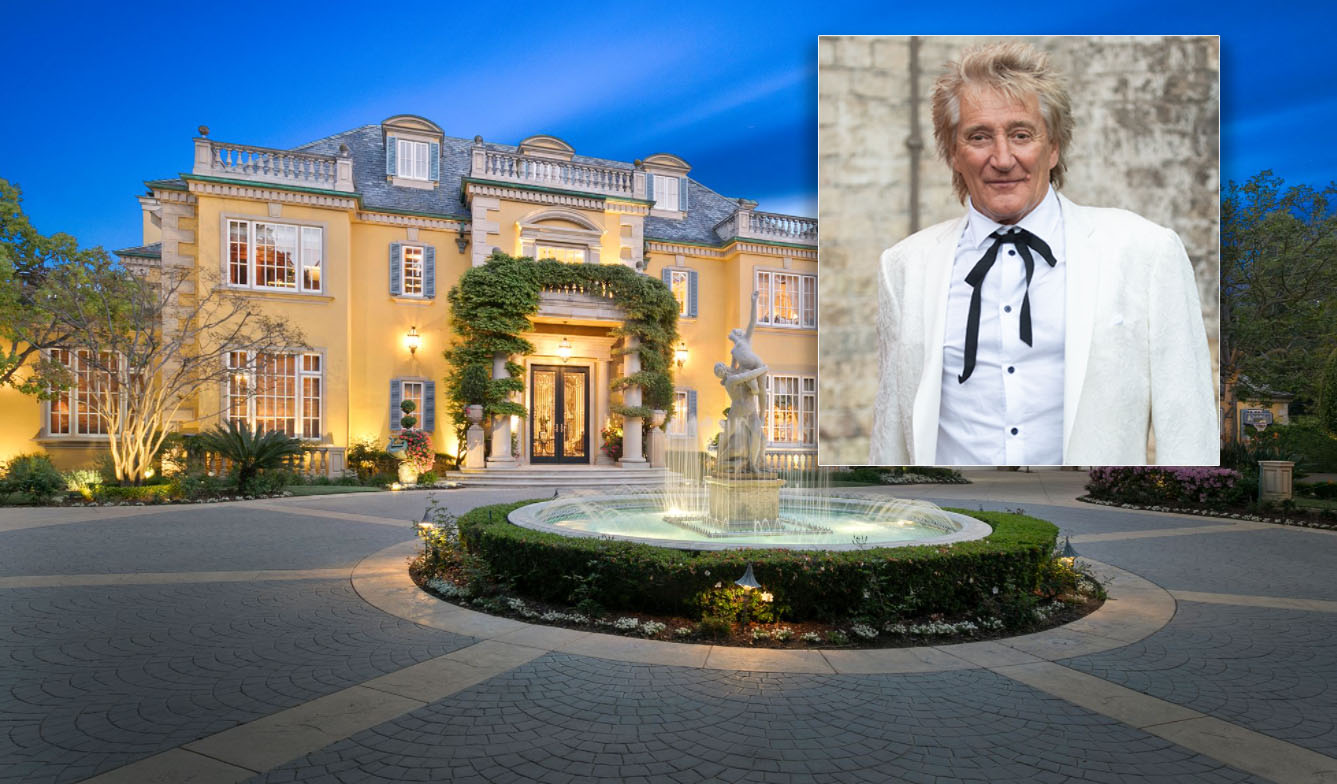 Do Ya Think This $100 Million Mansion Is Sexy? Rod Stewart's Compound ...