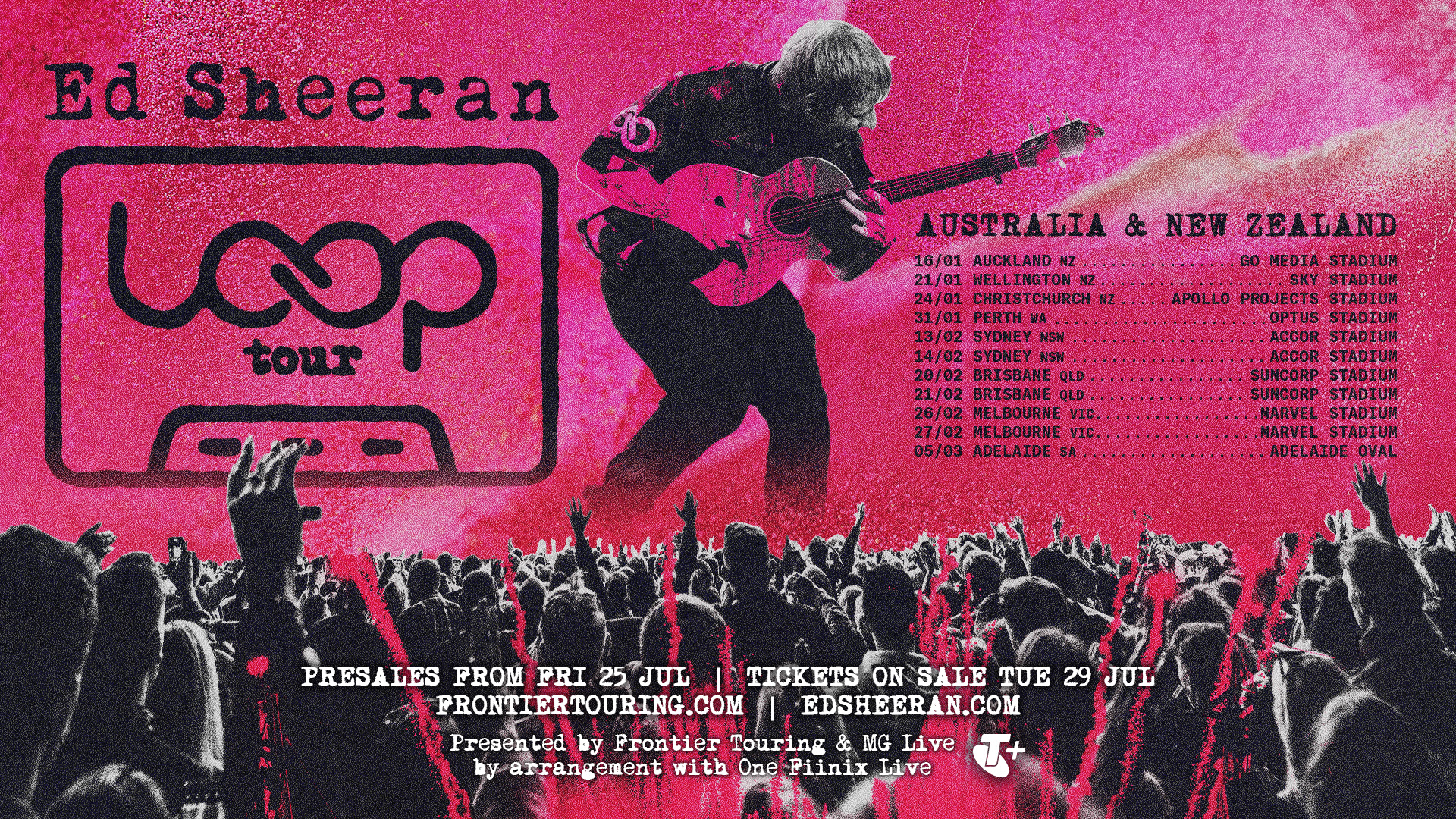 Full Loop Moment: Ed Sheeran Returning To Perth For His Biggest Show Yet
